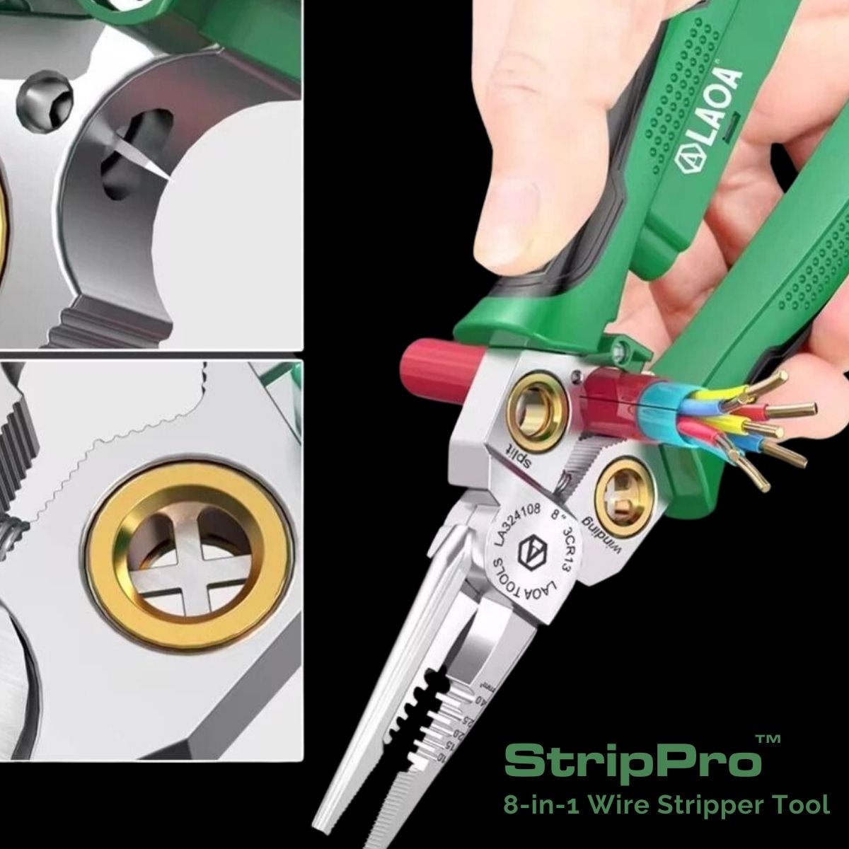 StripPro™ 8-in-1 Wire Stripper Tool – Genesis Philippines