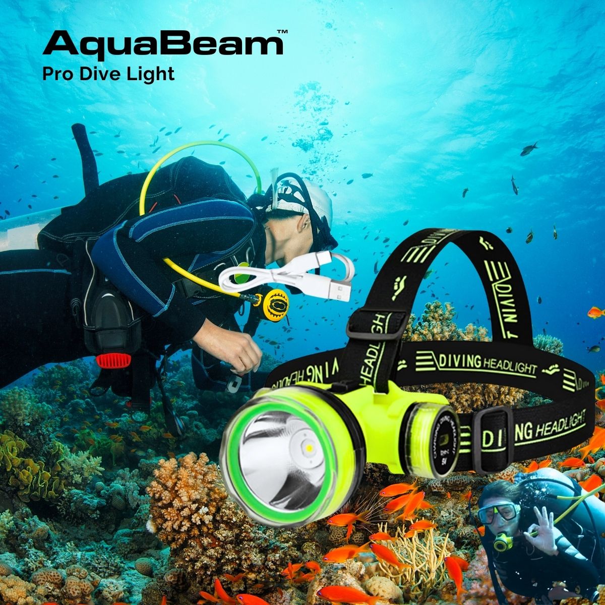 AquaBeam™ Pro Dive Light – Genesis Philippines